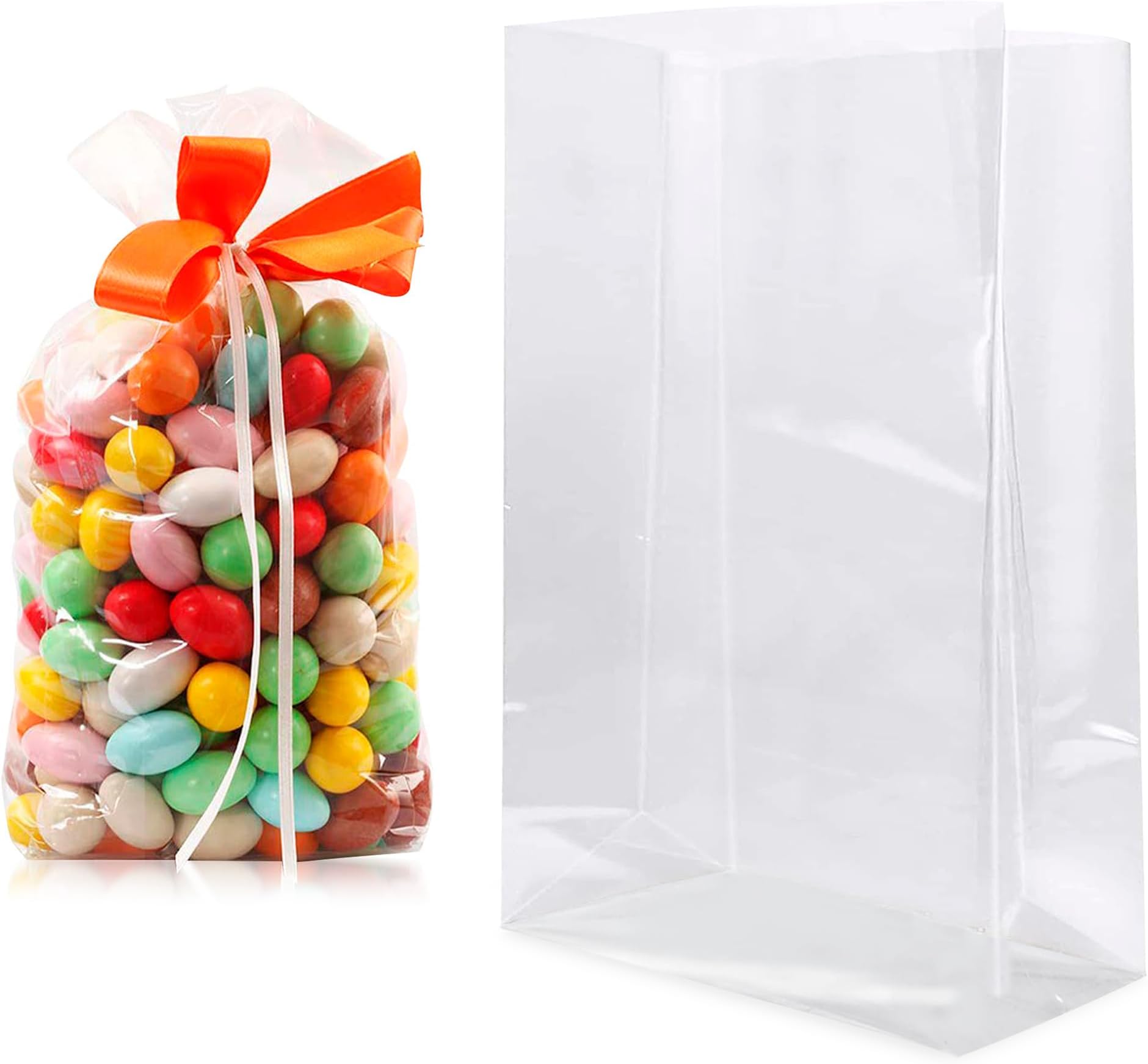 Amazon.com: Miraclekoo Clear Cellophane Bags 7x14 Inches 200 Pcs ...