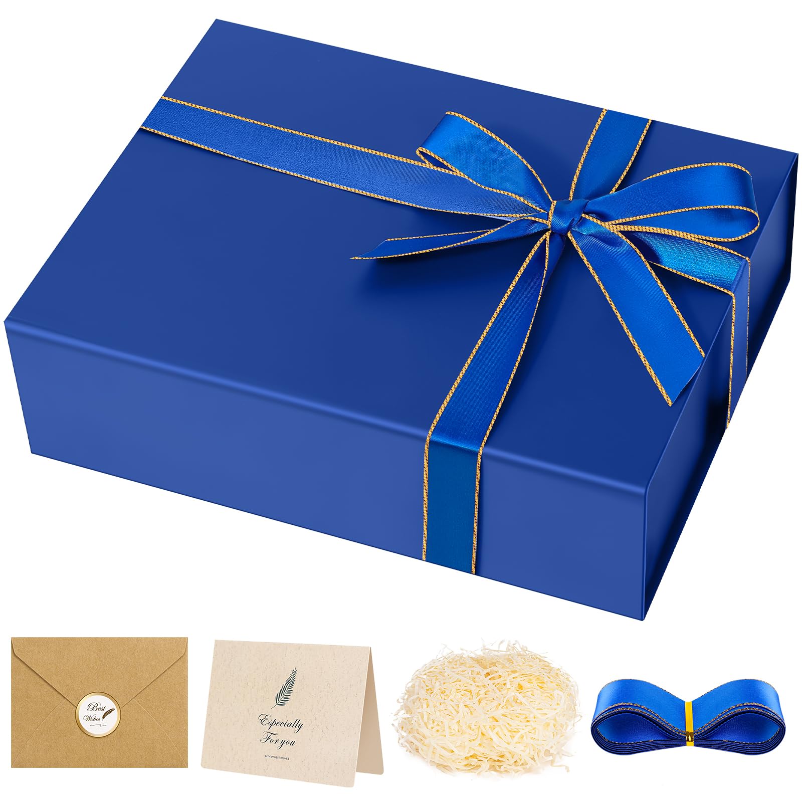 Amazon.com: Valentines Gift Boxes with Lids, 13"x10"x5" Father's Day ...