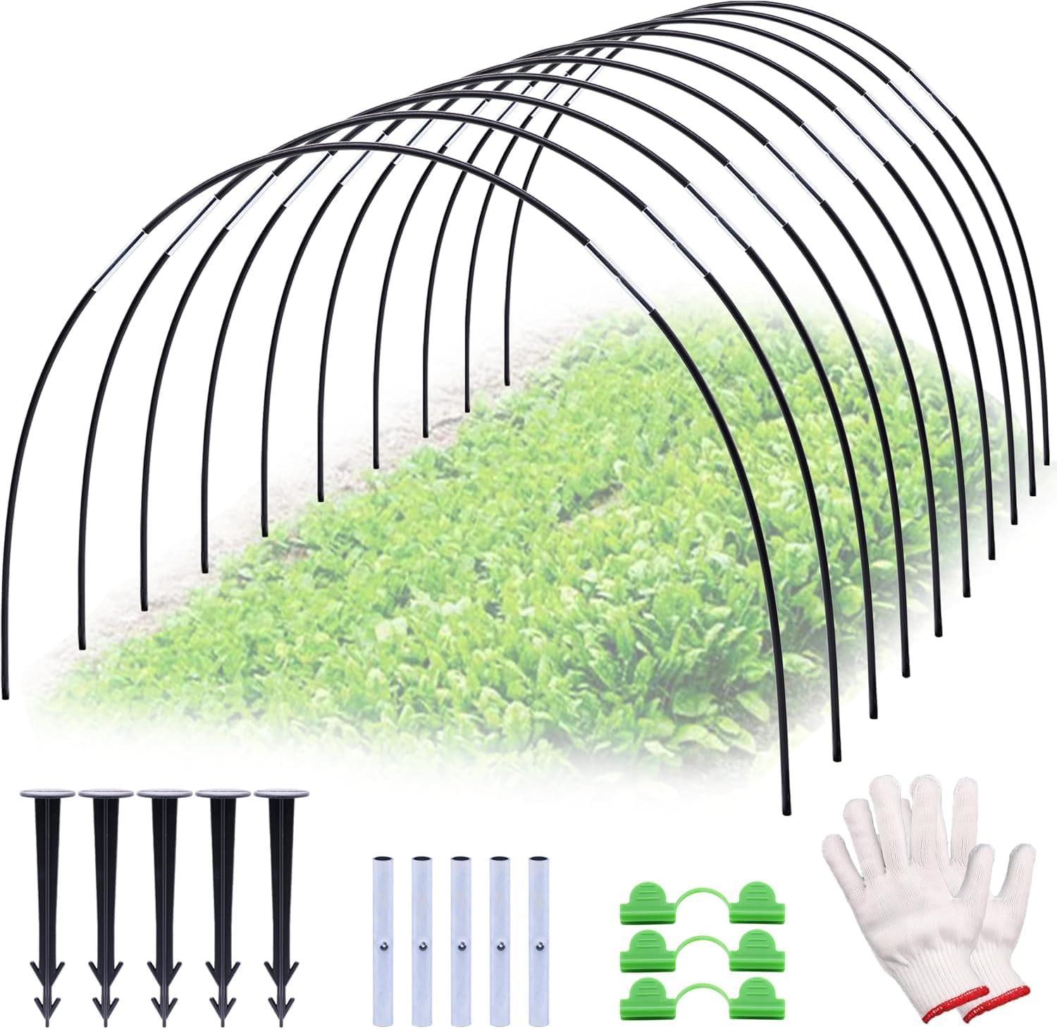Amazon.com: Briegous Greenhouse Hoops，30PCS Greenhouse Hoops Grow ...