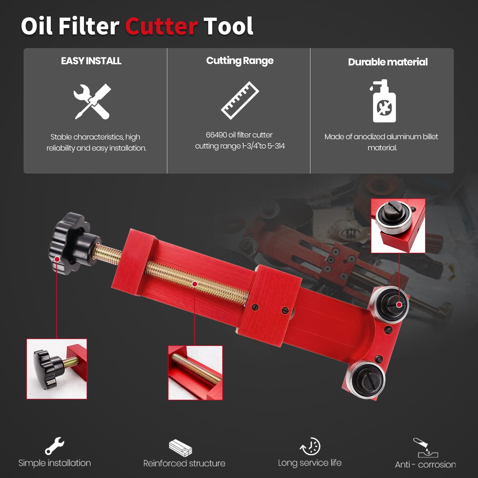 Snapklik.com : HRepair Oil Filter Cutter丨Oil Filter Cutter Cutting Tool ...