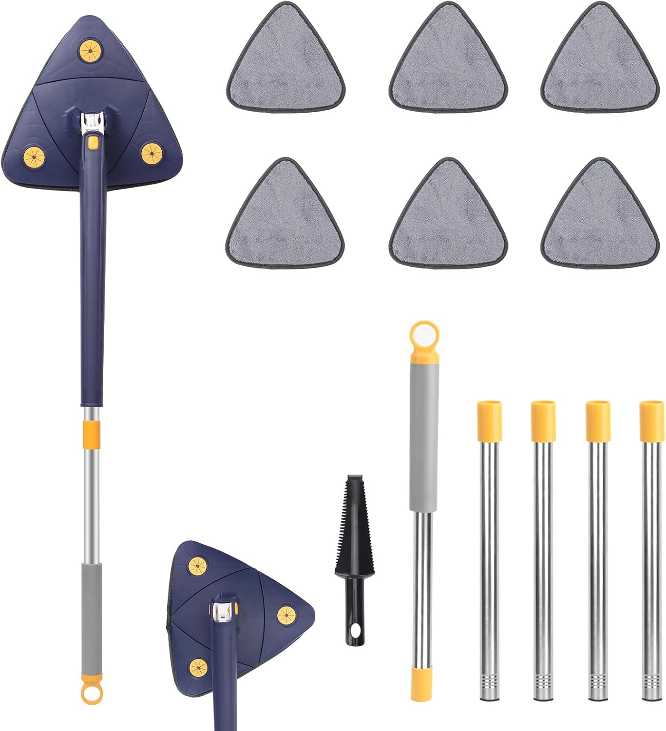 Nettoyage Serpillère Rotatif Balai Sol: Triangulaire mop Telescopique ...
