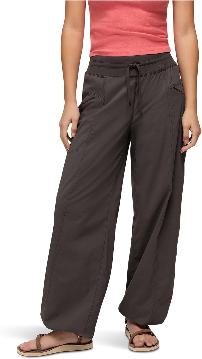 Amazon.com: prAna Womens Koen Wide Leg Pants, Basalt, Size: Large ...