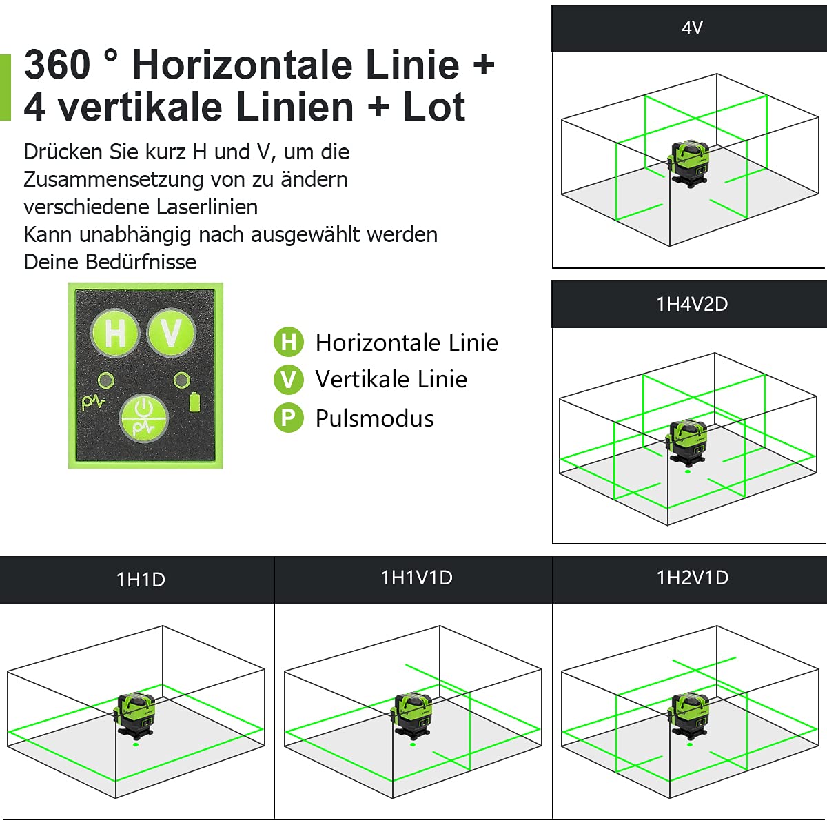 Senkrechte Linien