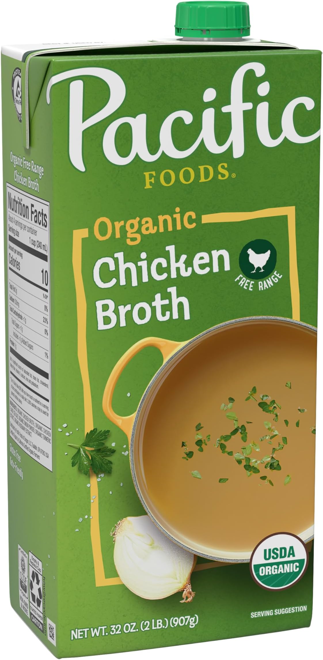 Amazon.com: 365 by Whole Foods Market, Organic Low Sodium Chicken Broth ...
