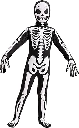Amazon.com: Spooktacular Creations Boy Scary Creepy Skeleton Costume ...