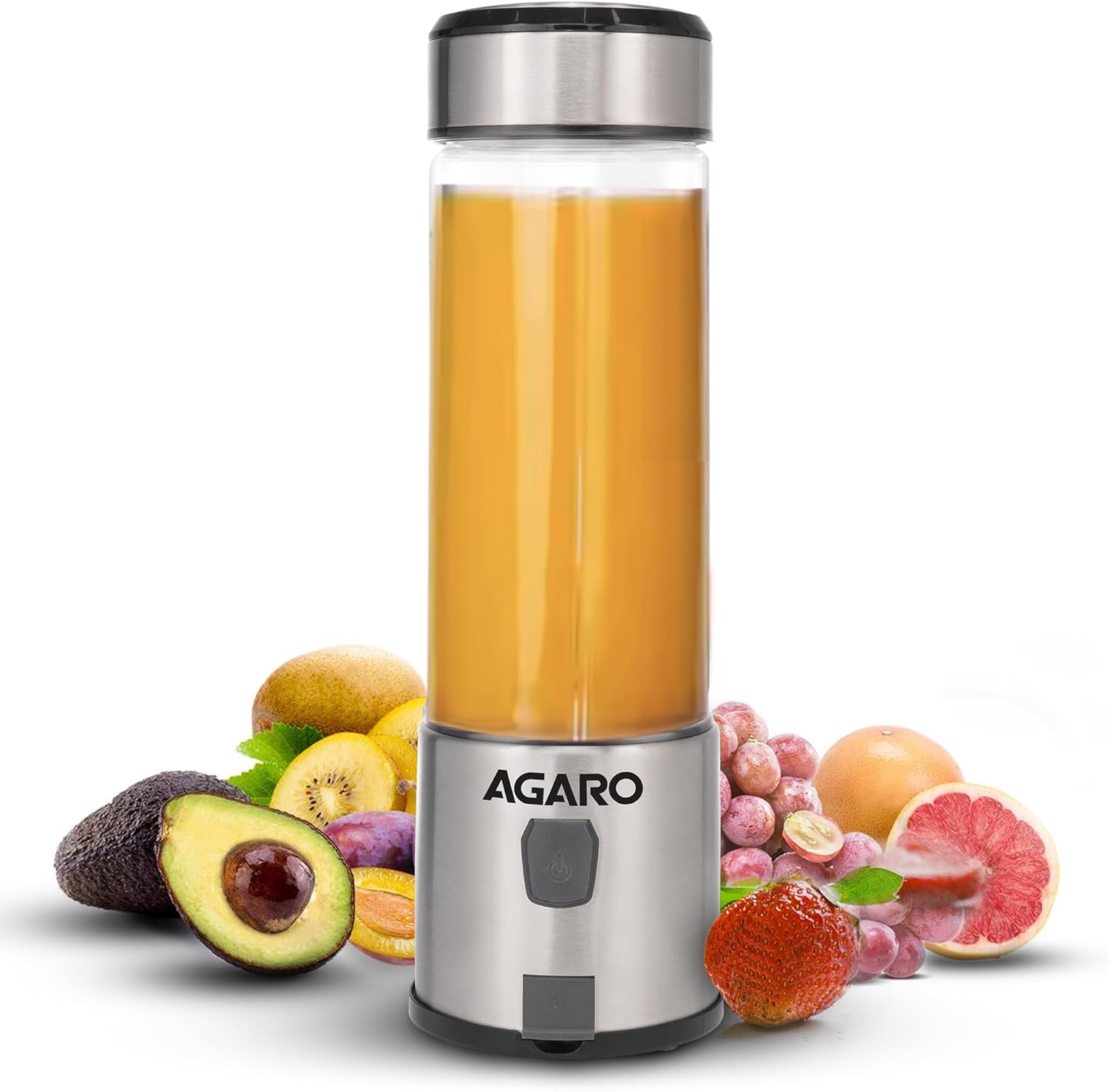 AGARO Galaxy Portable Blender, For Smoothie And Juices, Portable Hand ...