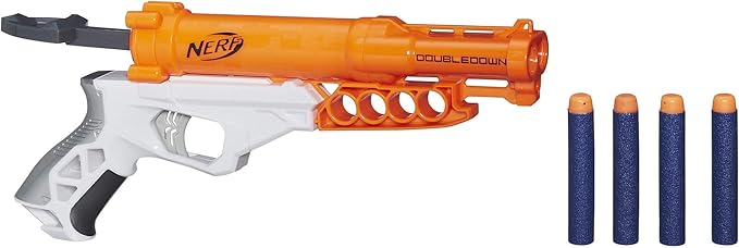 Nerf N-Strike DoubleDown Blaster : Amazon.co.uk: Toys & Games