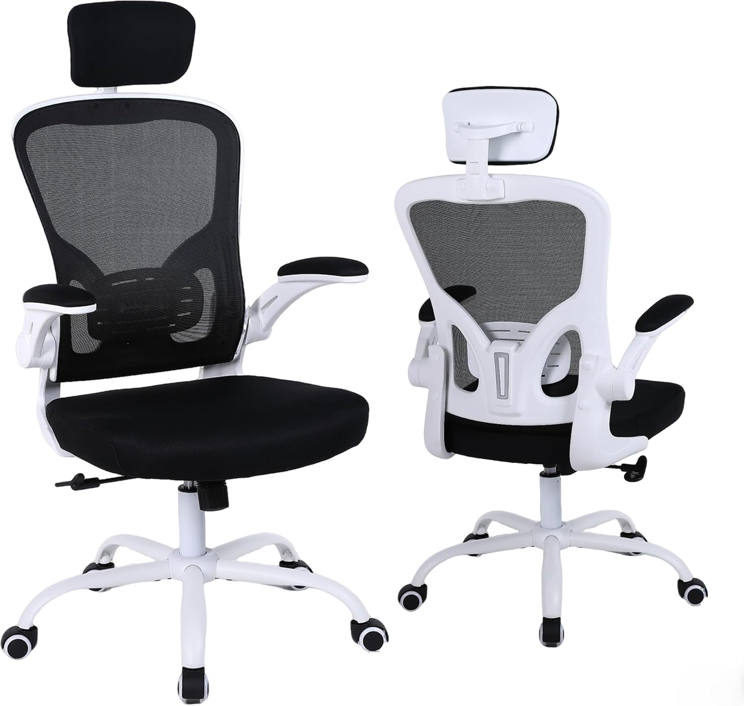 Flysky Ergonomic Office Chair - Breathable Mesh Swivel Computer Chair ...