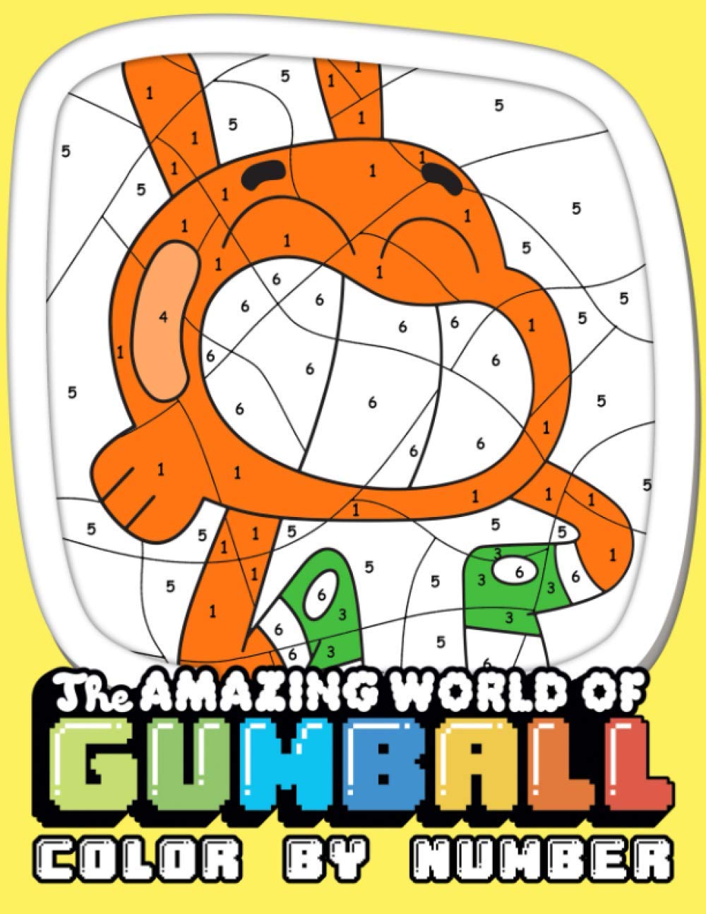 The Amazing World Of Gumball Color By Number Coloring Book | Desertcart UAE