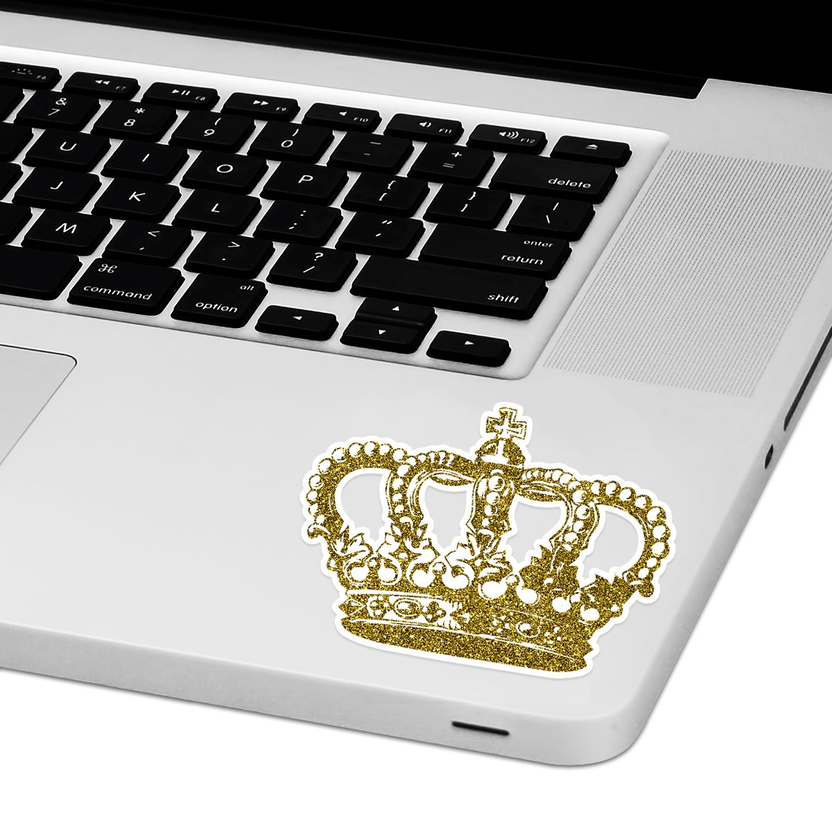 Amazon.com: Gold Crown Laptop Trackpad Sticker 3" Tall x 4" Wide ...