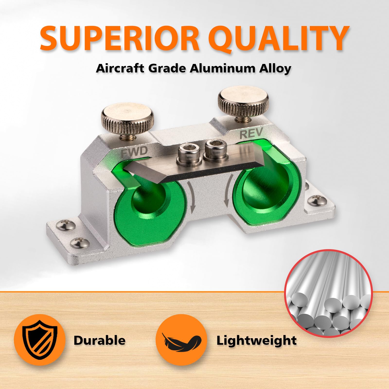 Snapklik.com : Double Cutting Dowel Maker Jig Kit Carbide Inserts ...