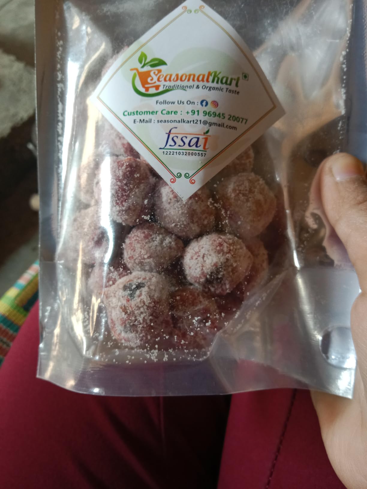 SEASONALKART Punjabi Imli Laddu 1 Kg Soft Digestive Tamarind Candy ...