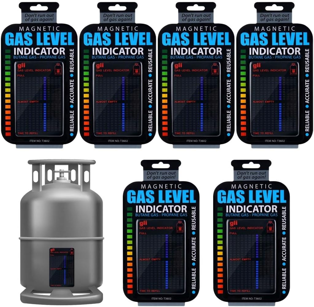 Amazon.com : BOSREROY Magnetic Propane Level Indicators 6-Pack, Home ...