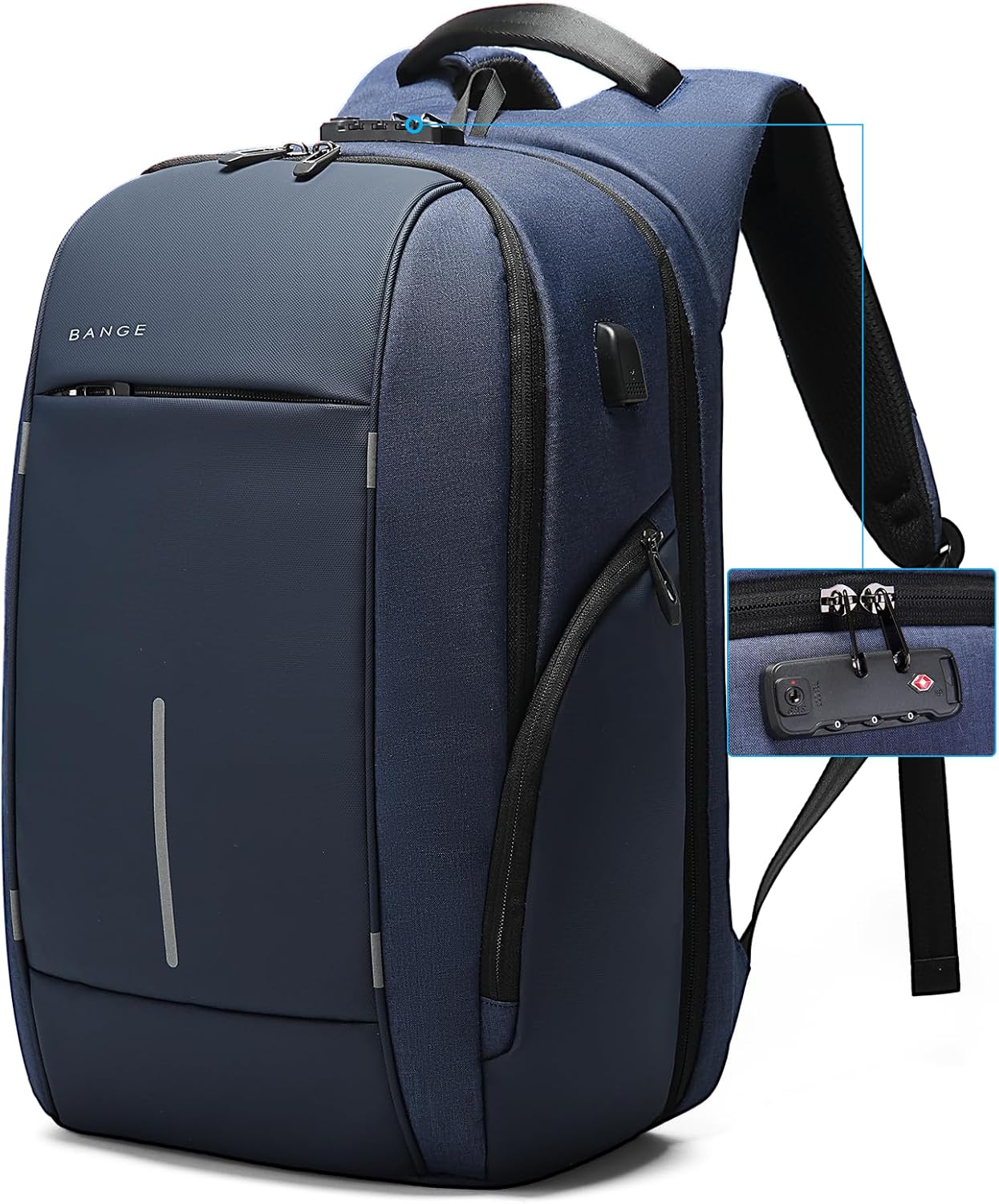 Amazon.com: BANGE Backpack for Men, Laptop Backpack for 15.6 Inch ...