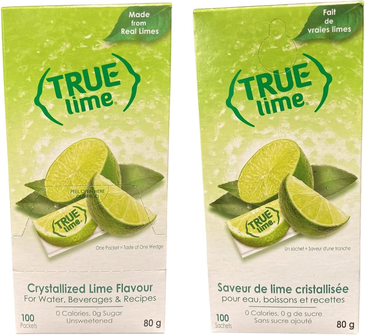 TRUE LEMON Dispenser True Lime, 80 Gram (Pack of 100) : Amazon.ca ...