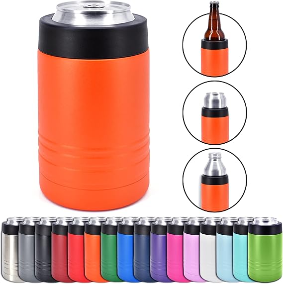 Amazon.com: 4-in-1 Stainless Steel 12 oz Double Wall Vacuum Insulated ...
