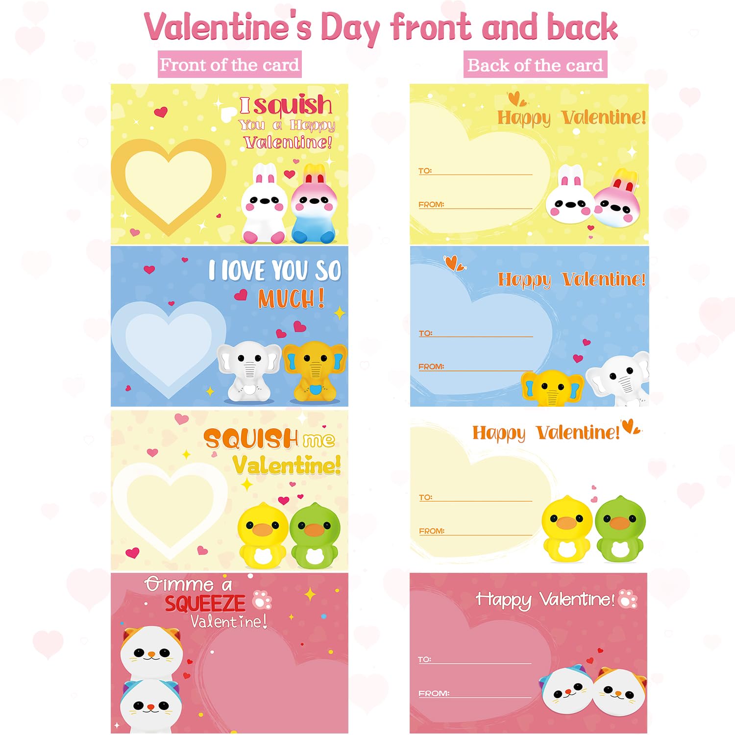 Snapklik.com : BOMLY 24 Pack Valentines Day Gifts For Kids Animal ...