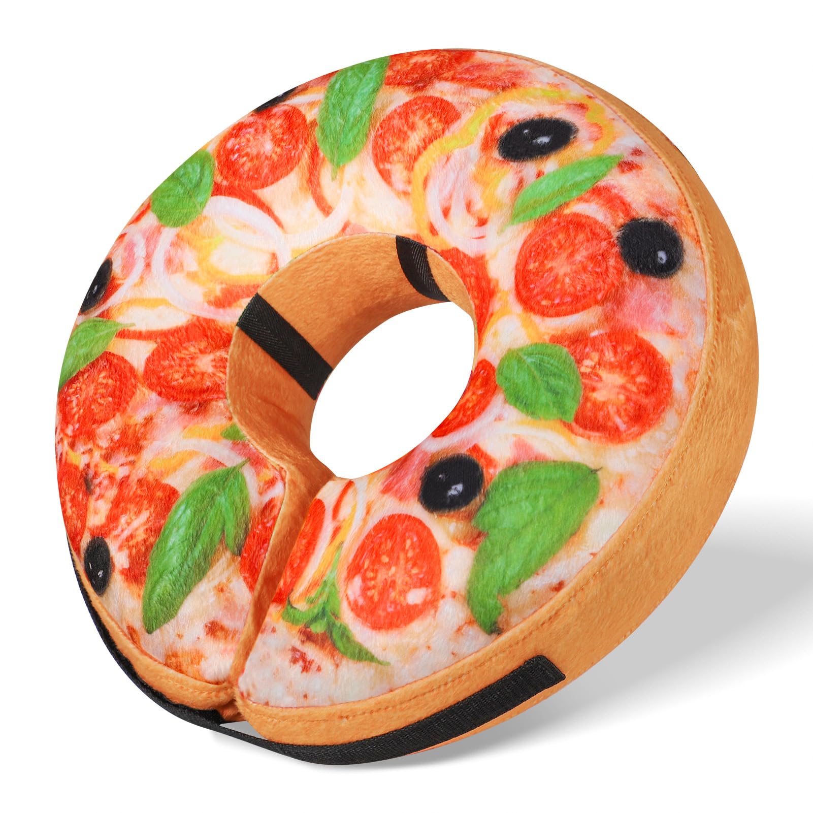 Grand Line Pizza Inflatable Collar for Dog and Cat, Soft Protective ...