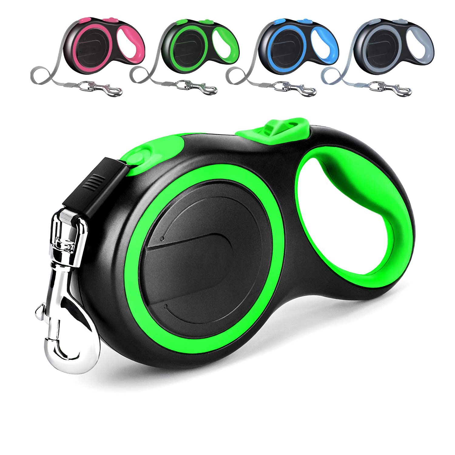 Extendable Dog Lead, Tangle-Free Retractable Dog Lead with Anti-Slip ...