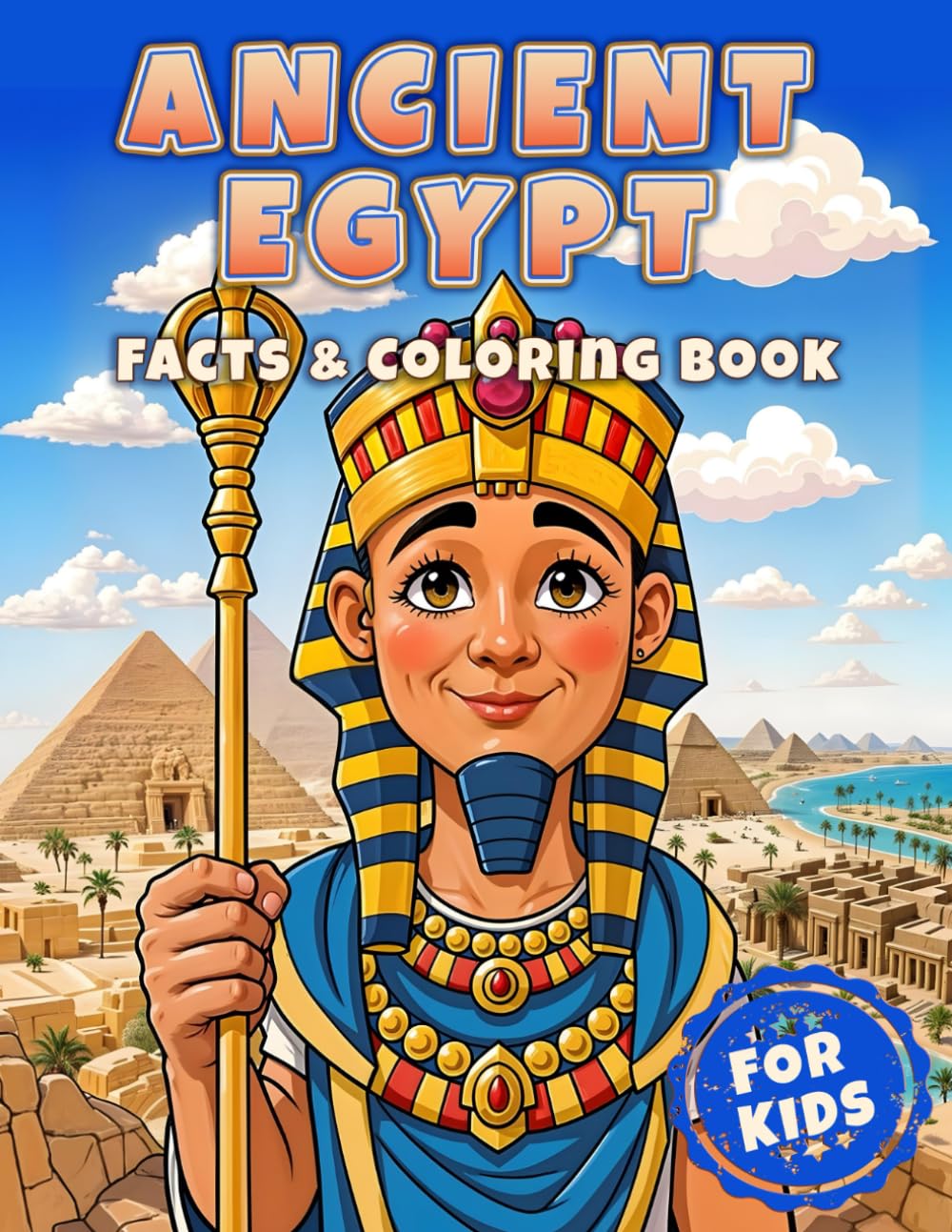 Ancient Egypt Facts & Coloring Book: Interesting Facts about Egyptian ...