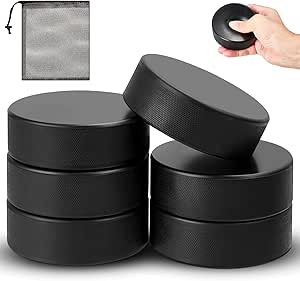 Amazon.com : Liliful 6 Pcs Sport Foam Ice Hockey Pucks 3 in for ...