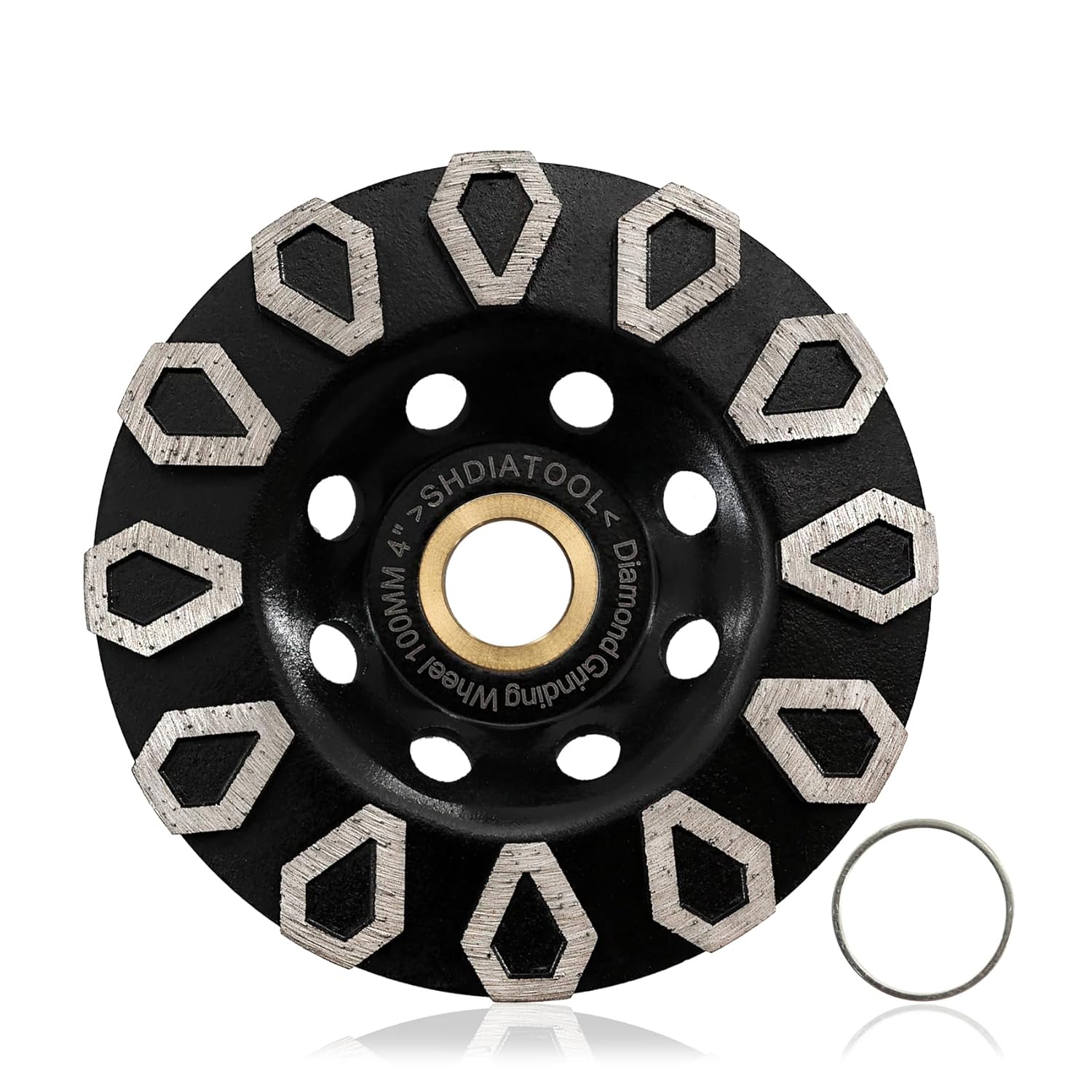 Amazon.com: SHDIATOOL Concrete Diamond Grinding Wheel 4-Inch Cup ...