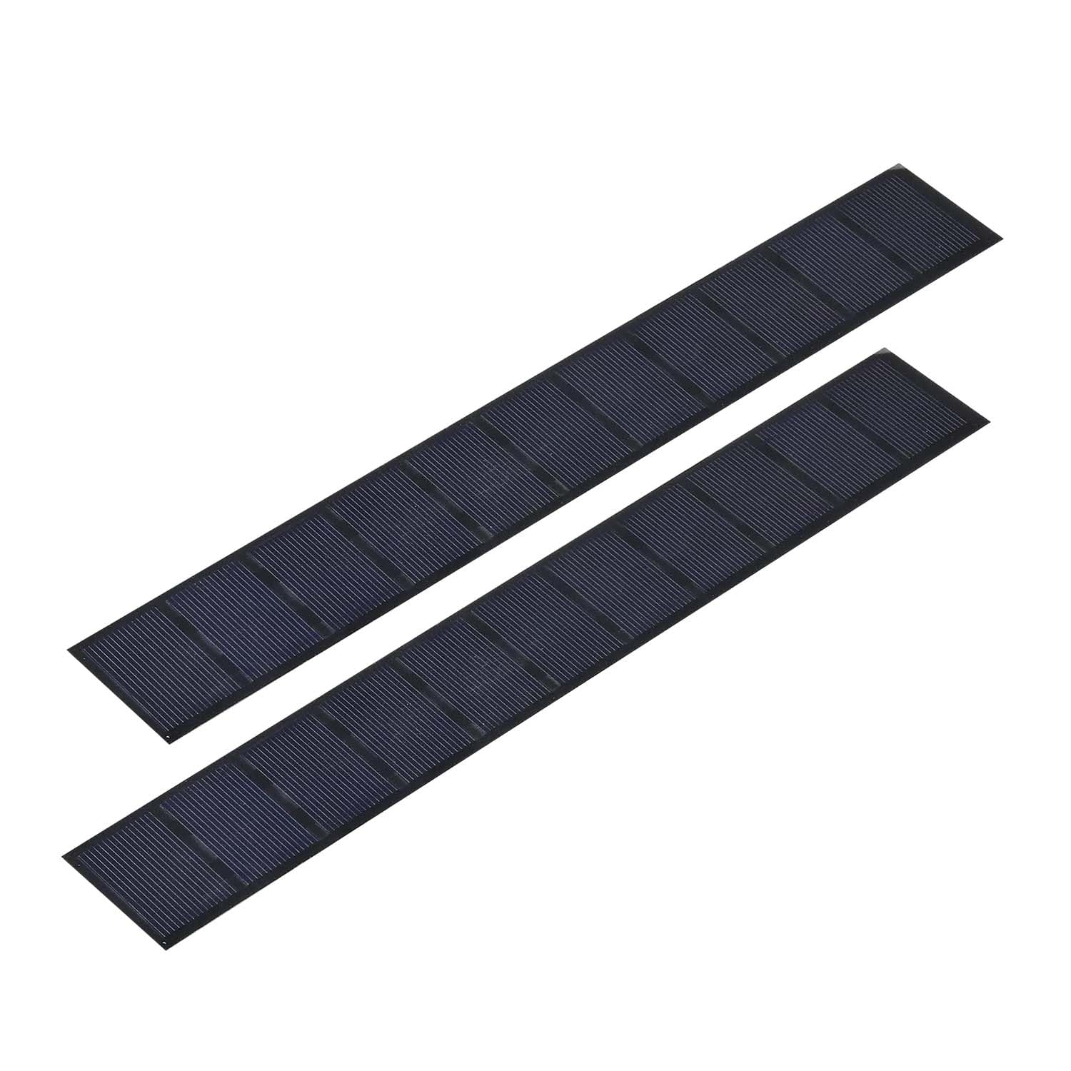 2Pcs Mini Solar Panels for Solar Power, 5.5V 300mA Mini Solar Panel Kit ...