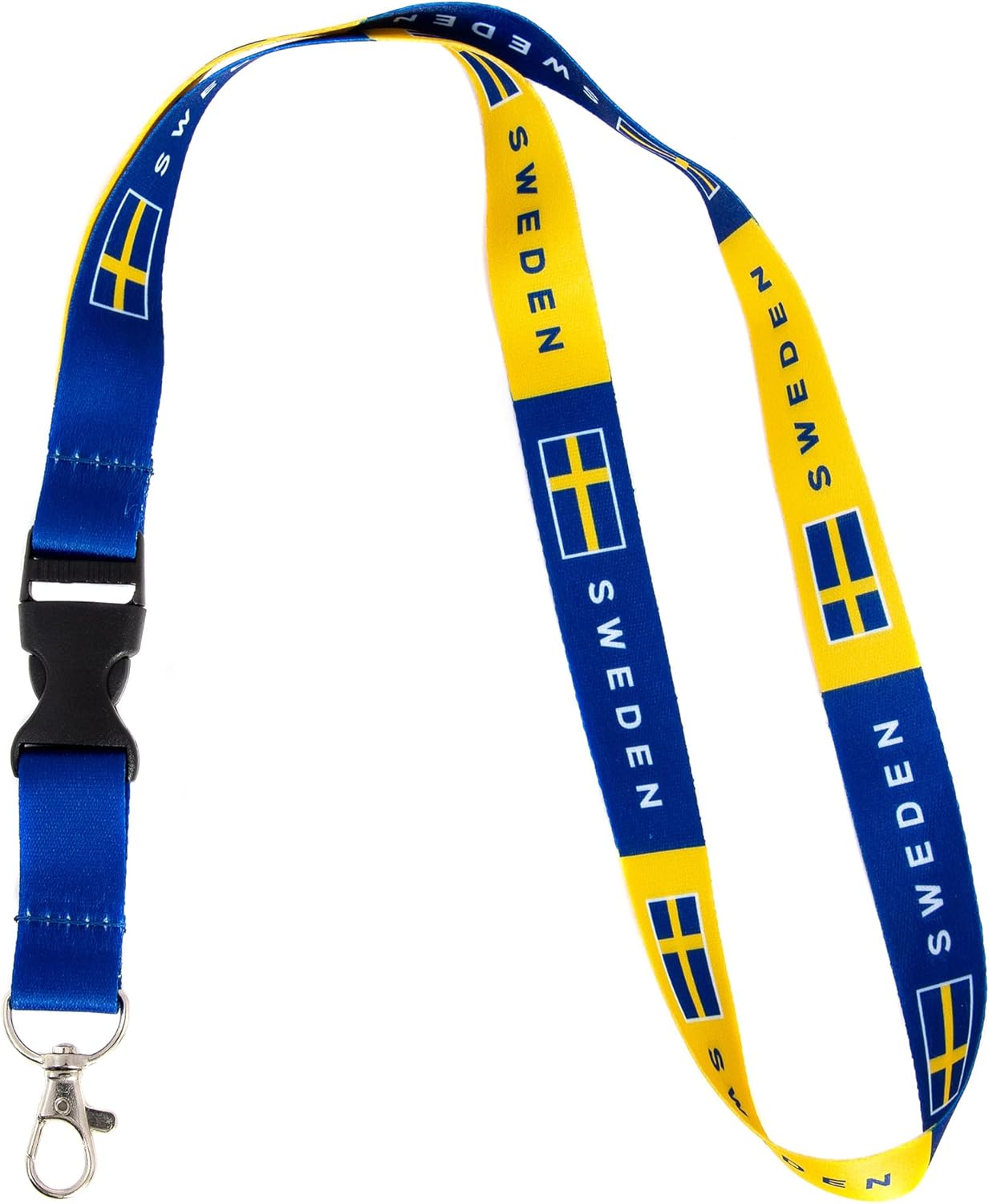 Amazon.com: Desert Cactus Country of Sweden Lanyard Flag Car Keys ID ...