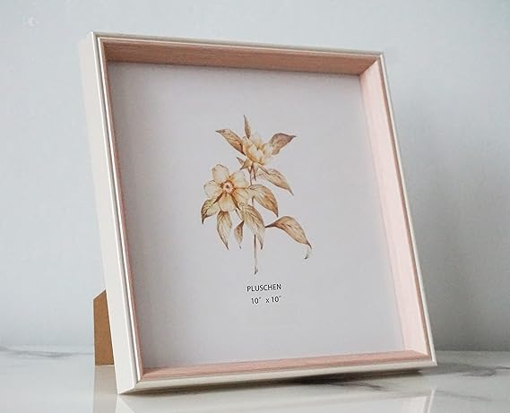 Amazon.com: PLUSCHEN 10X10 Pink Square Picture Frame, 10X10 Resin Photo ...