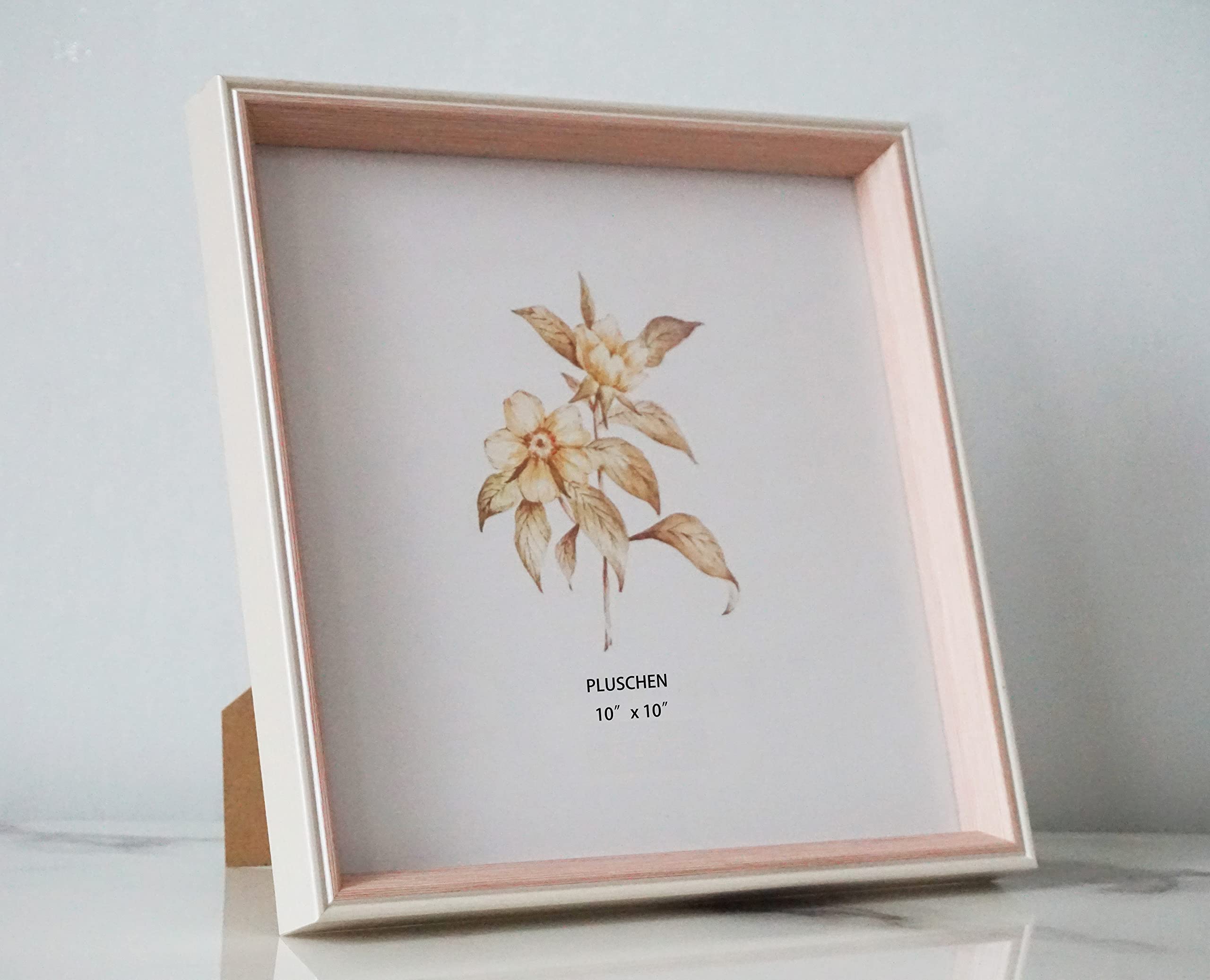 Amazon.com: PLUSCHEN 10X10 Pink Square Picture Frame, 10X10 Resin Photo ...