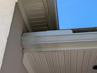 Gutter Valley Splash Guard - Straight (Low Gloss White (3 CT)) - Amazon.com