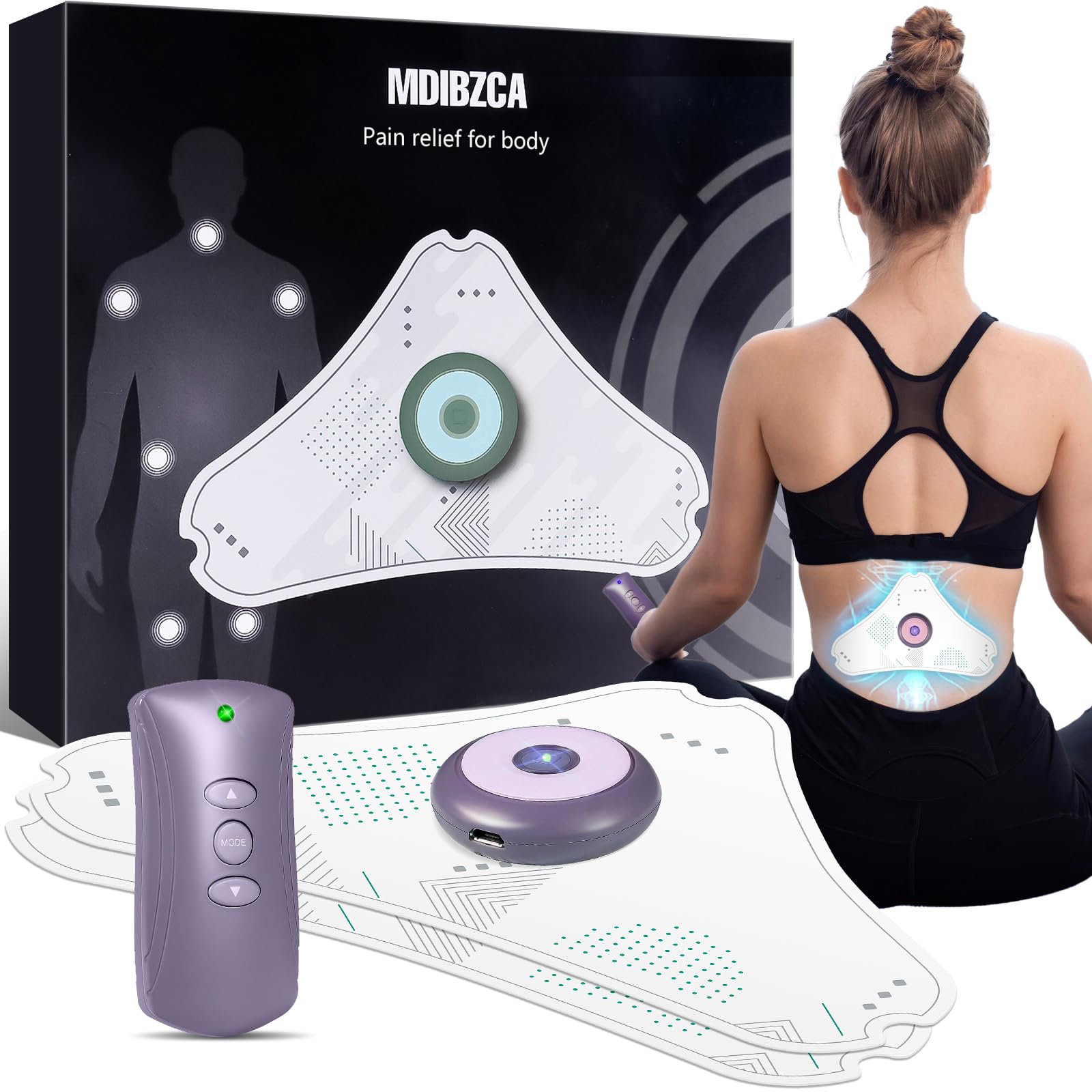 Amazon.com: Wireless Tens Unit for Pain Relief - Muscle Therapy, EMS ...