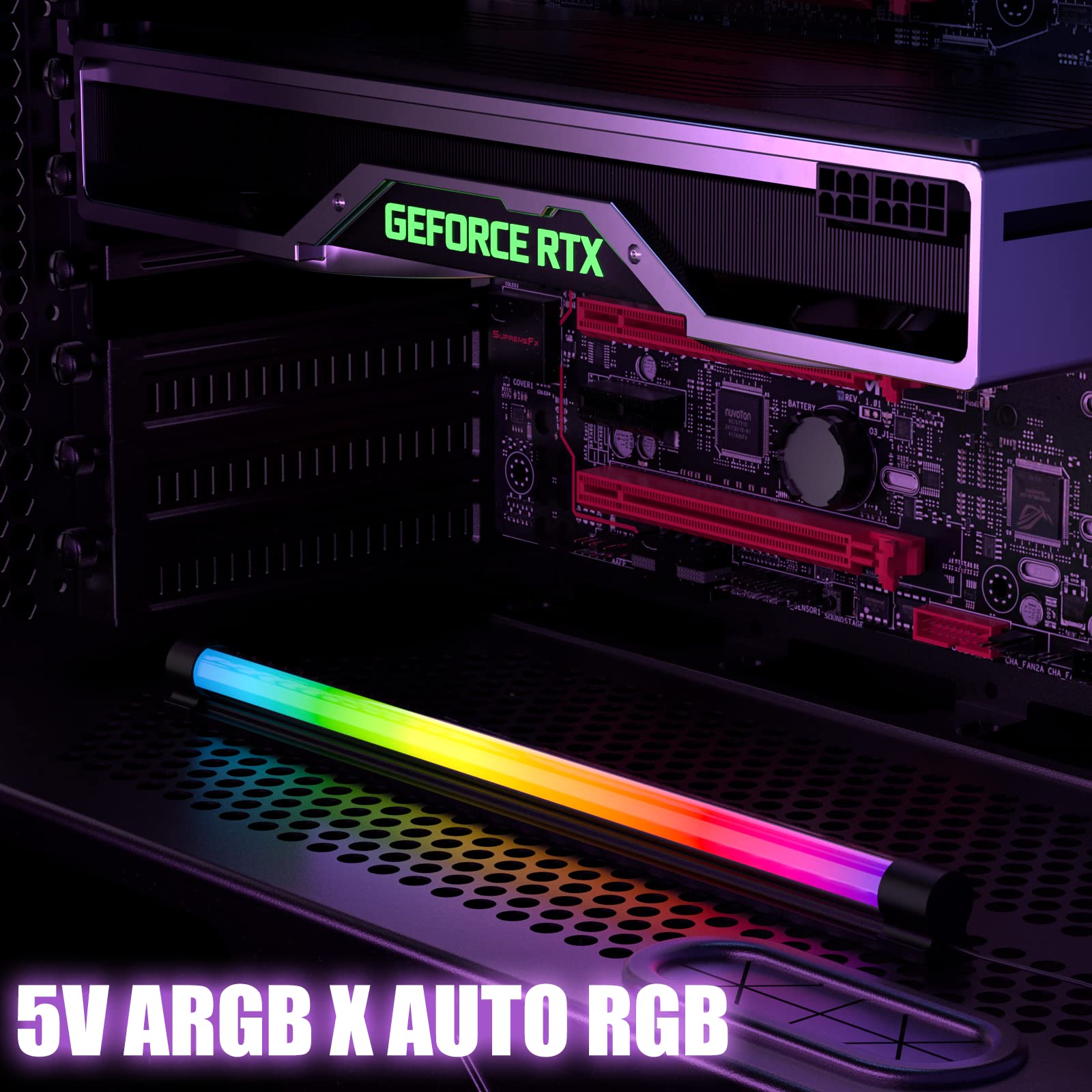 Snapklik.com : upHere Acrylic ARGB LED Strip For PC