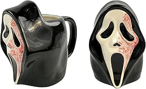 Amazon.com | Classic Imports, Inc. Scream Ghostface Molded Mug: Coffee ...