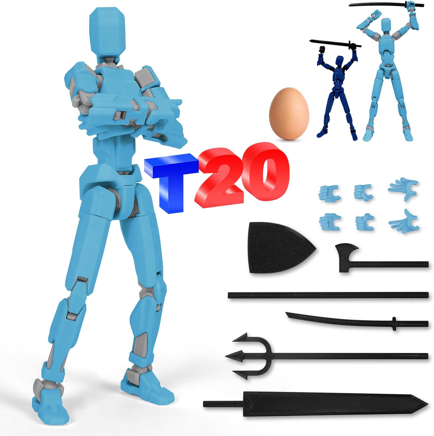 Amazon.com: Gencokok Titan 13 Action Figure, T13 Action Figure 20cm/8.1 ...