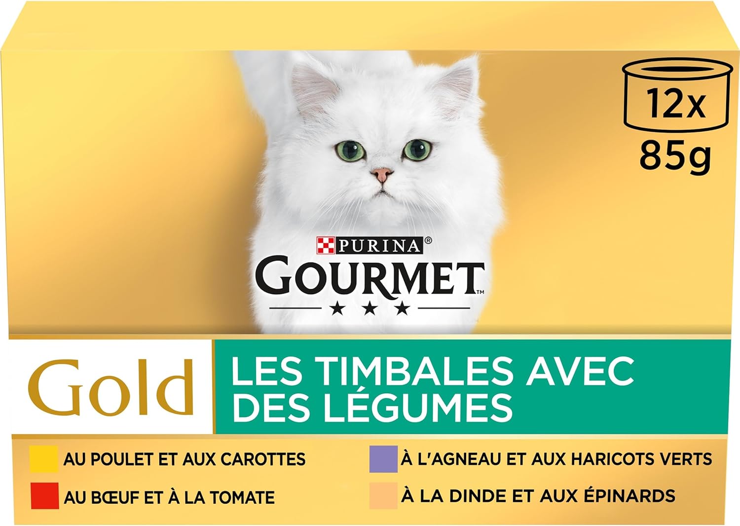 GOURMET | GOLD | Les Timbales aux Légumes| Aliment Complet pour Chat ...