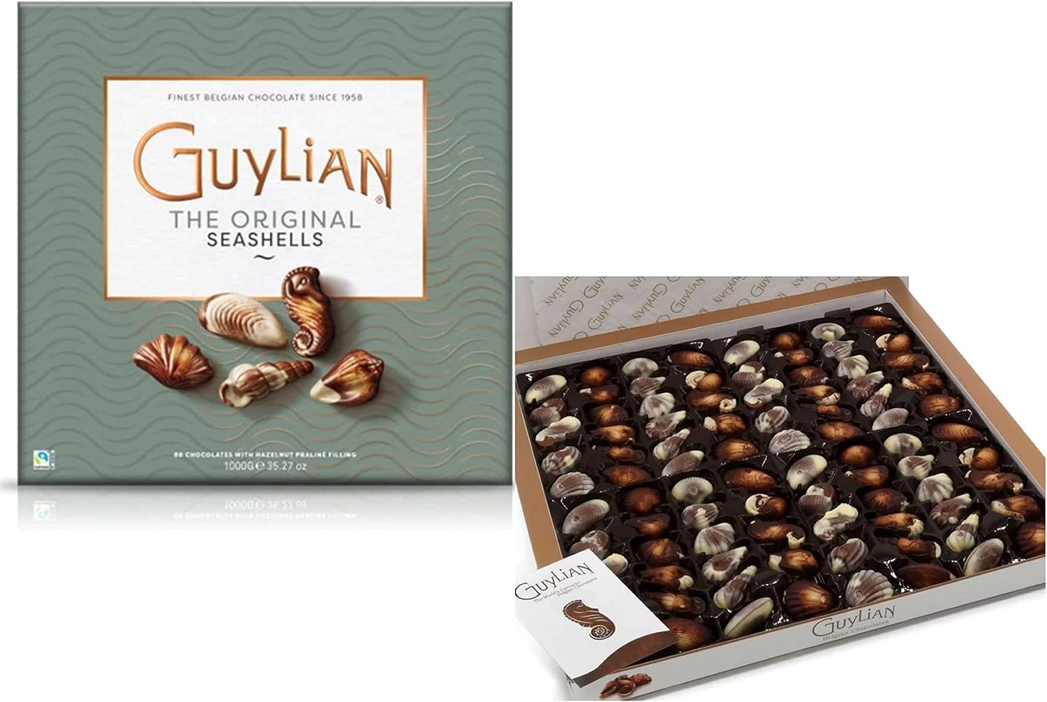 Guylian Belgian Chocolate Sea Shells 1kg - Belgian Chocolates with a ...