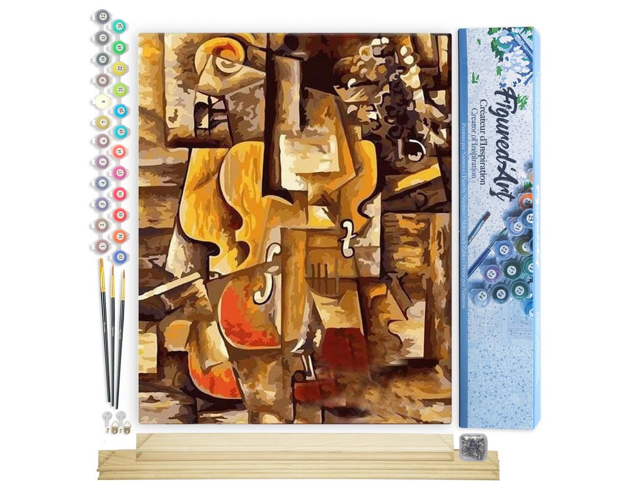Picasso Viool Collage KuCo Kunstenaar