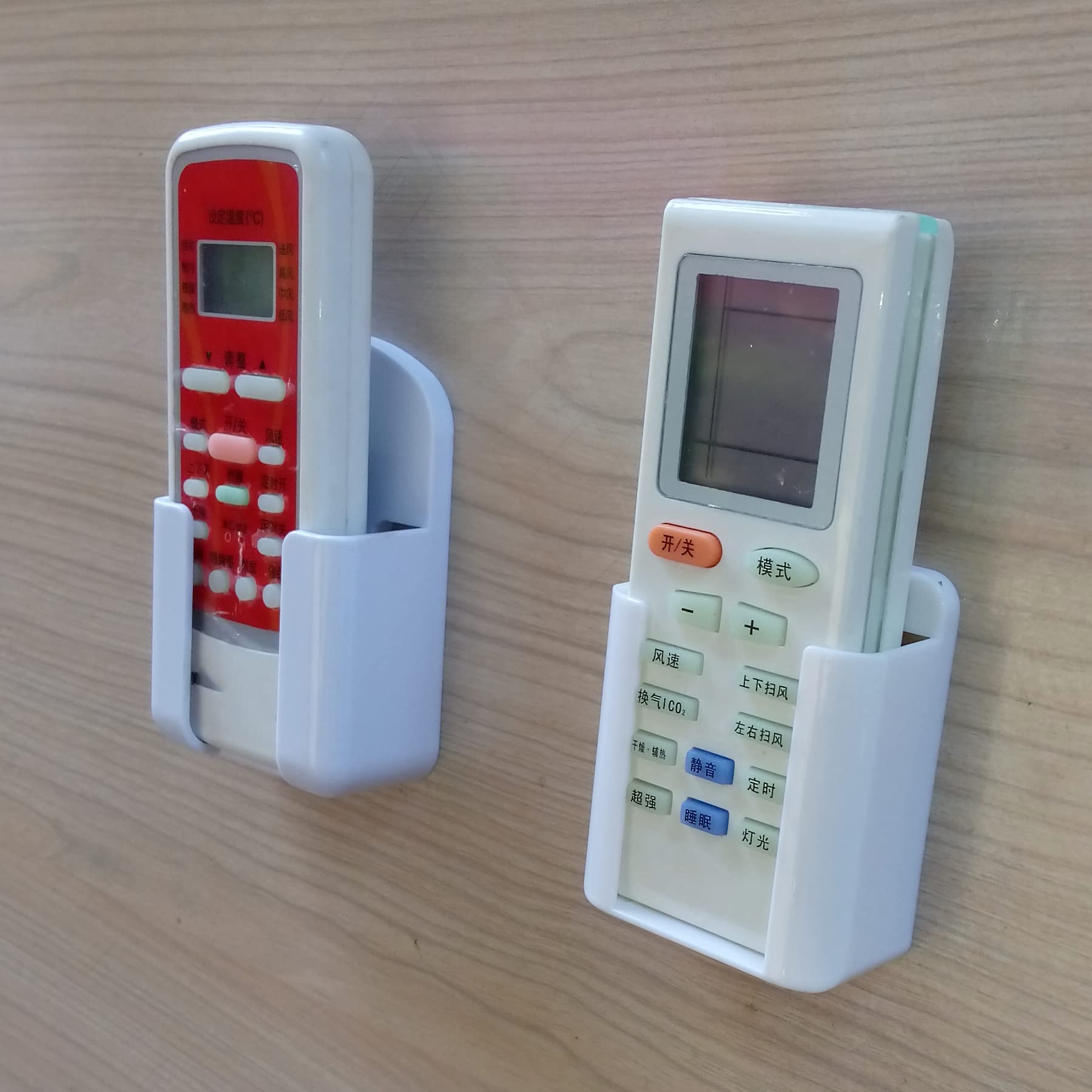 Wall Mounted Remote Control Holder Multi-function Wall Hanging Storage ...