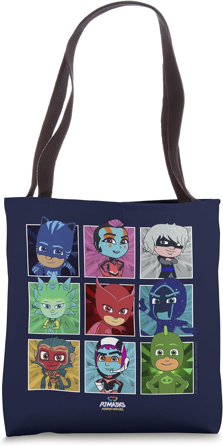 Amazon.com: PJ Masks Power Heroes Epic Characters Group Shot Panel Logo ...