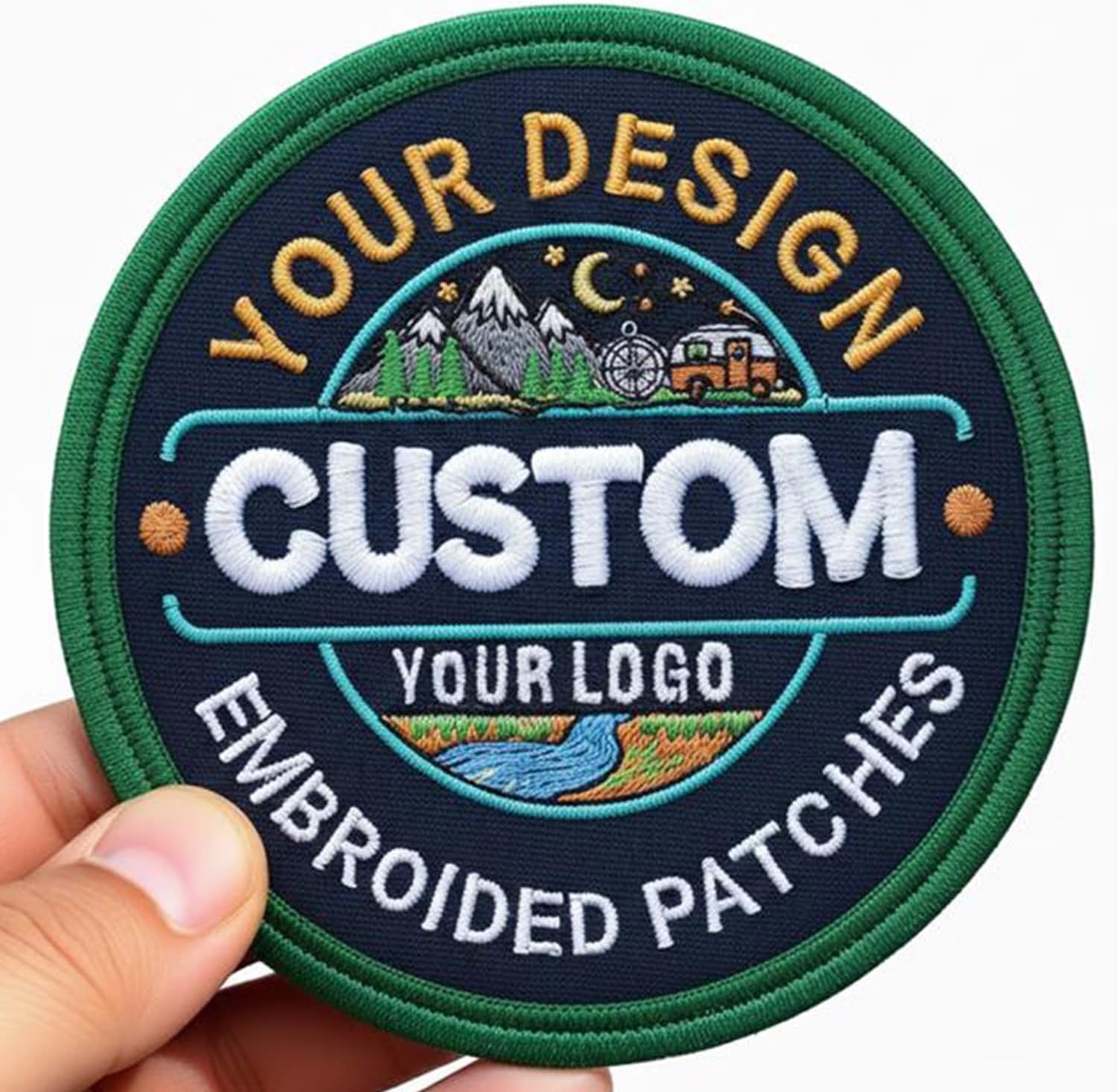 Amazon.com: Pack of 10, 20, 30 Custom Personalized Patches, Custom ...