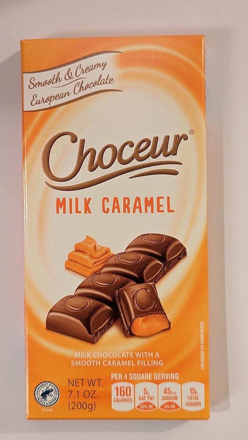 Amazon.com: Choceur Milk Caramel Smooth & Creamy European Chocolate ...