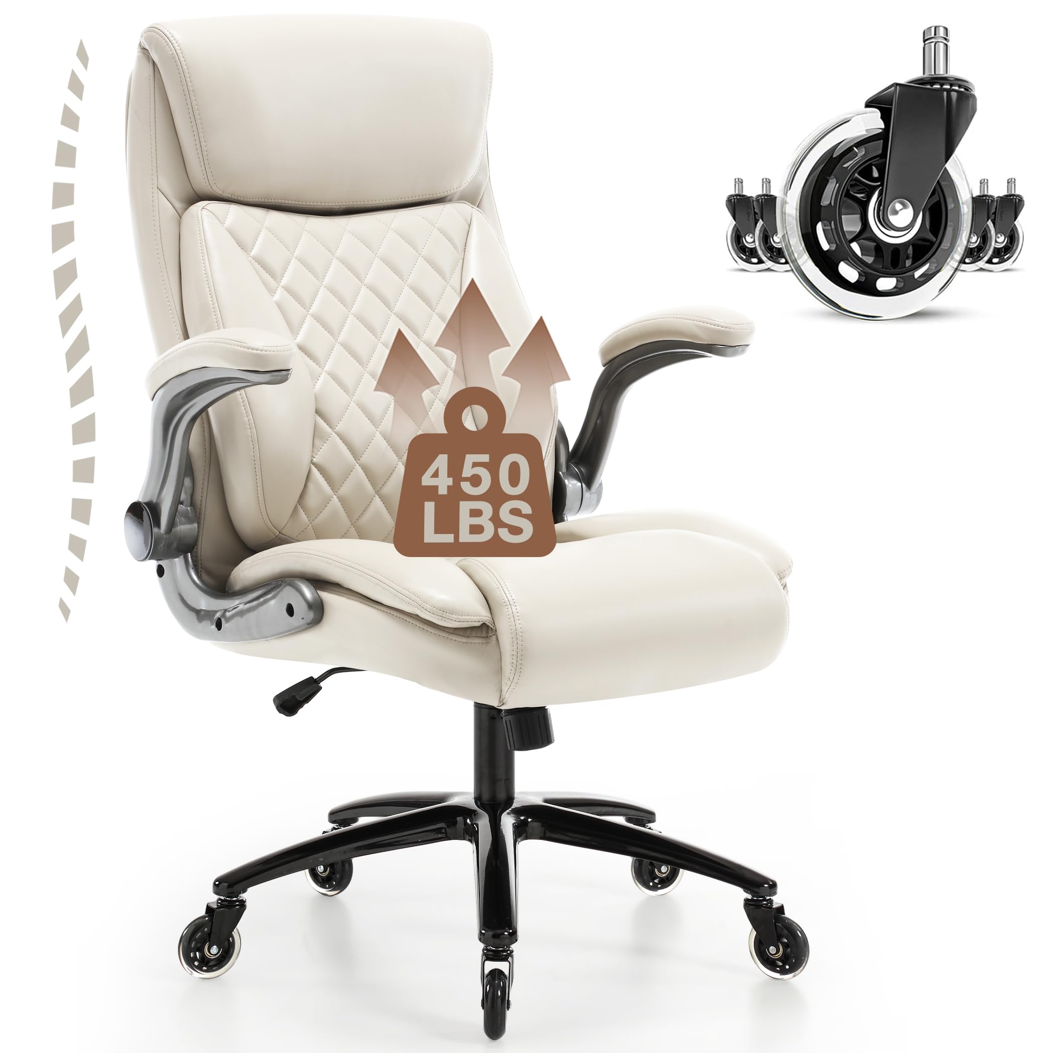 Amazon.com: Ergonomic Office Chair with 3D Lumbar Support for Back Pain ...