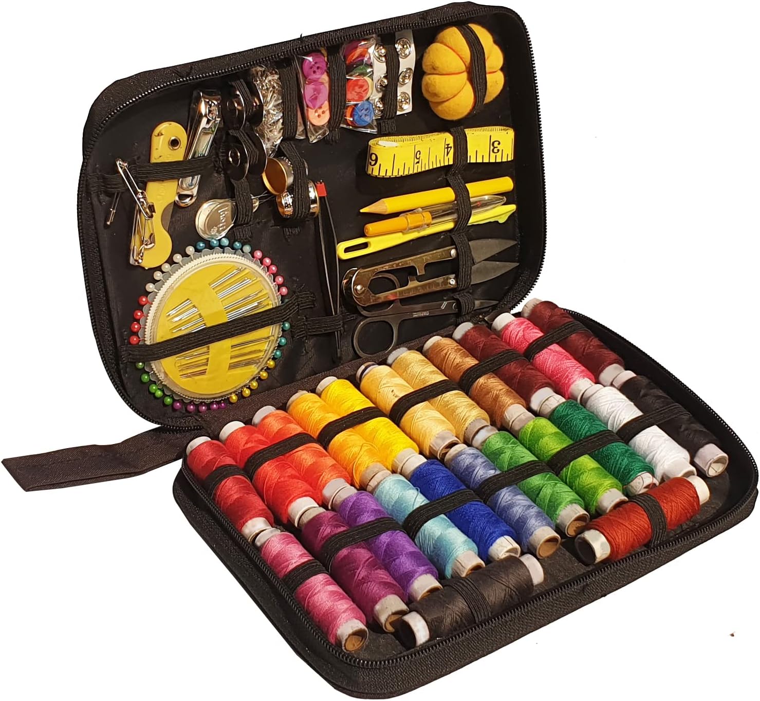 CHILLAXPLUS 172 pcs Sewing kit | Stitching kit | Stiching kit | Sewing ...