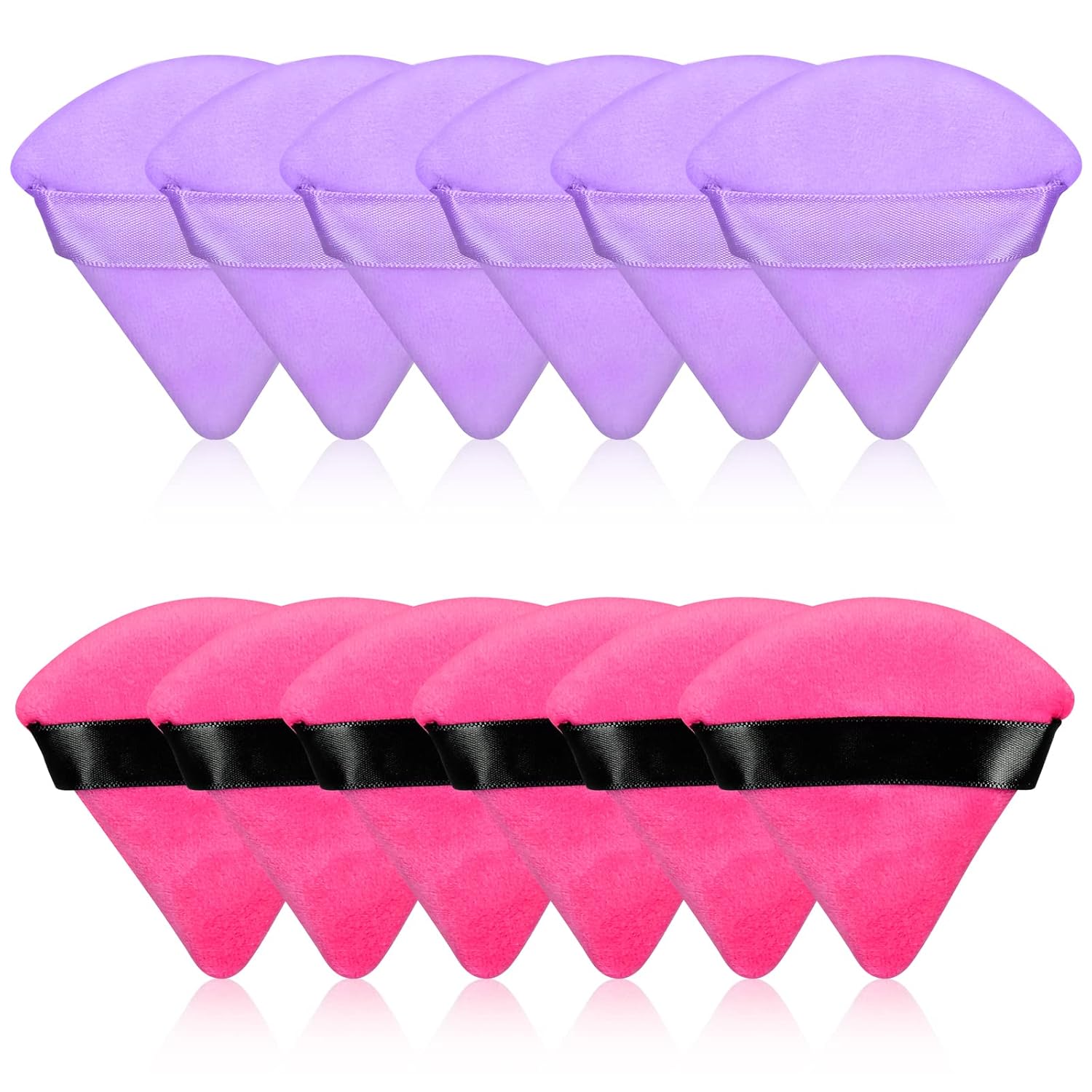 Amazon.com: FACEMADE 12 Pieces Face Powder Puff Set, Soft Velour Makeup ...