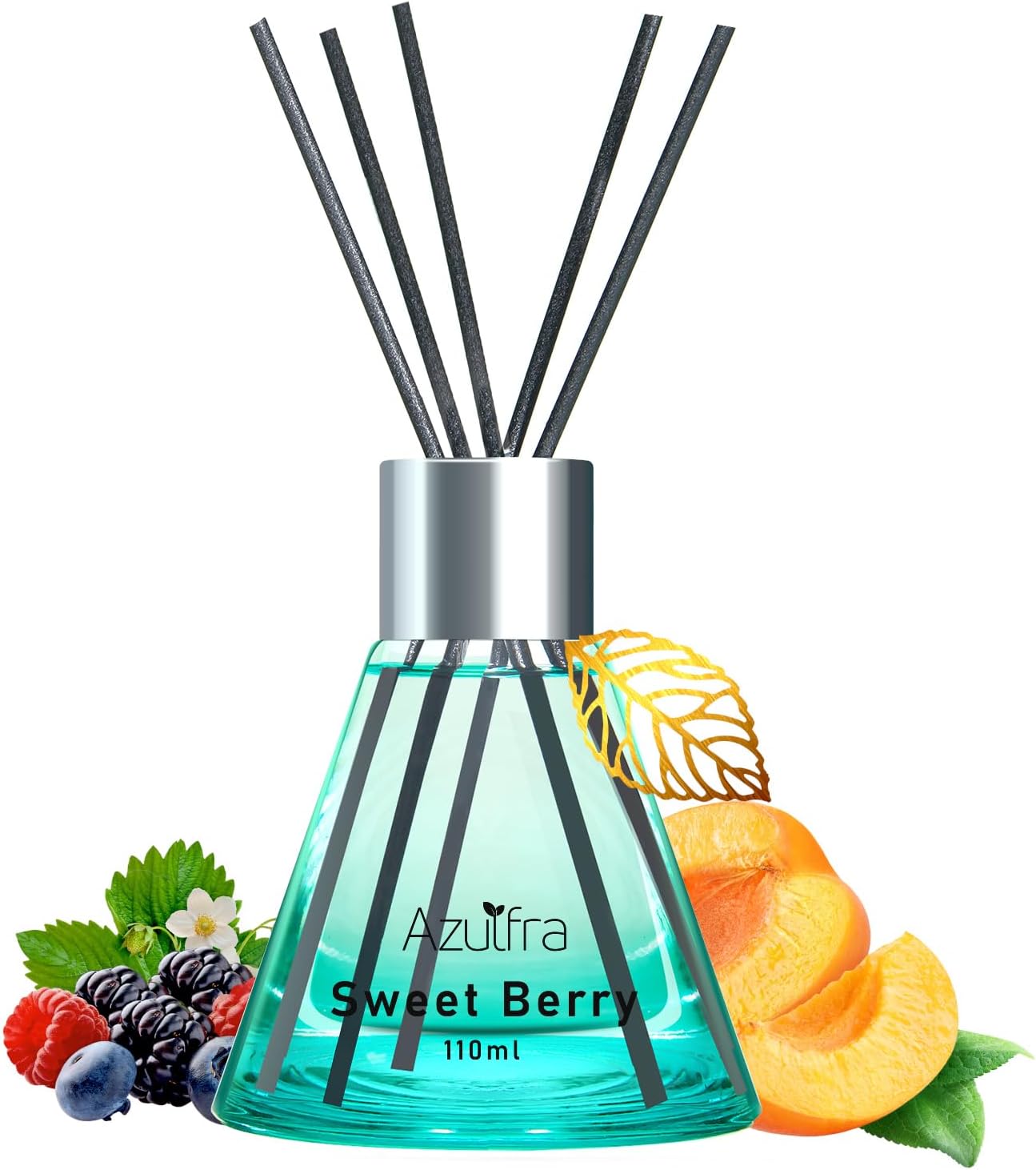 Amazon.com: Azulfra Reed Diffuser Set 3.4 oz, Berry Scent Diffusers for ...