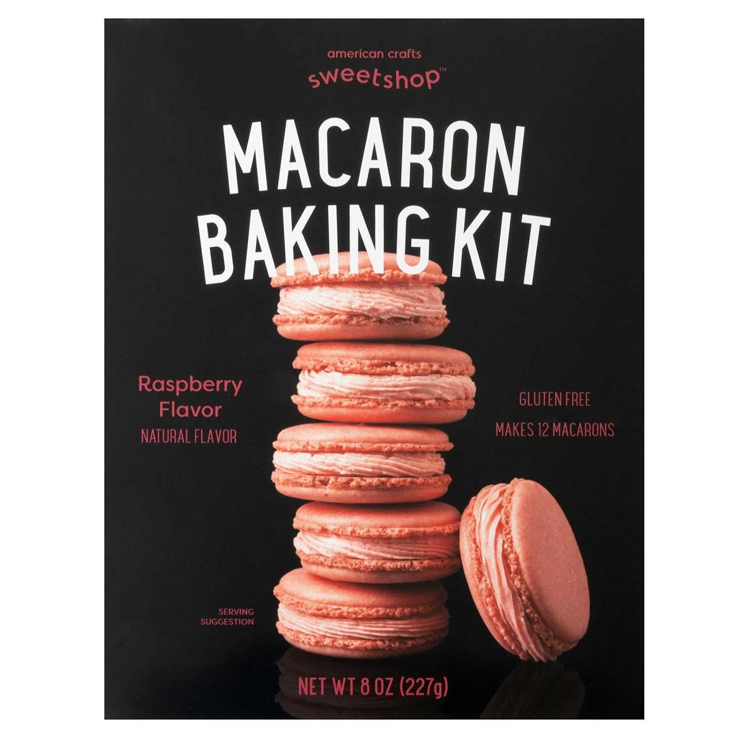 Amazon.com : Sweetshop 8 oz Macaron Cookie Baking Mix, Raspberry ...