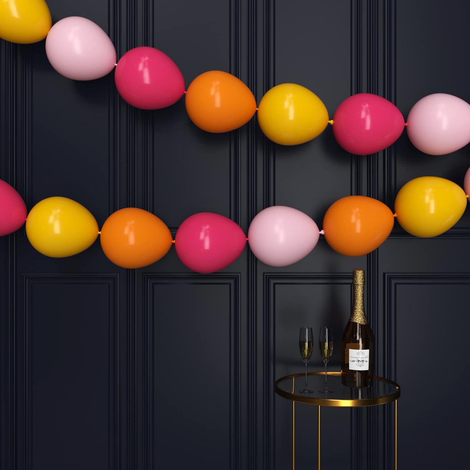 Amazon.com: HOUSE OF PARTY Bright Candies Link Balloons 100 Pcs - 12 ...