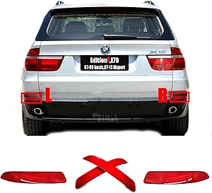 Amazon.com: Trimla Rear Reflector for 07-13 BMW X5 E70 X5M M ...