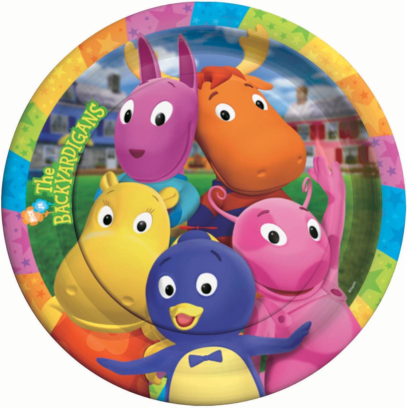 Amazon.com: The Backyardigans Lunch Plates 8ct : Toys & Games